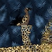Blue and Gold Leopard Digital Paper, Seamless Leopard Spot Patterns ...