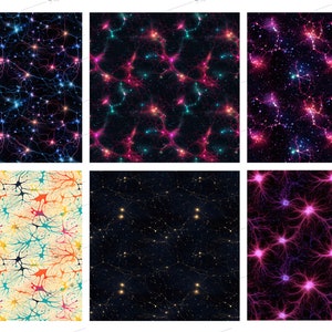 Neuron Digital Paper - Seamless Backgrounds Instant Download for ...