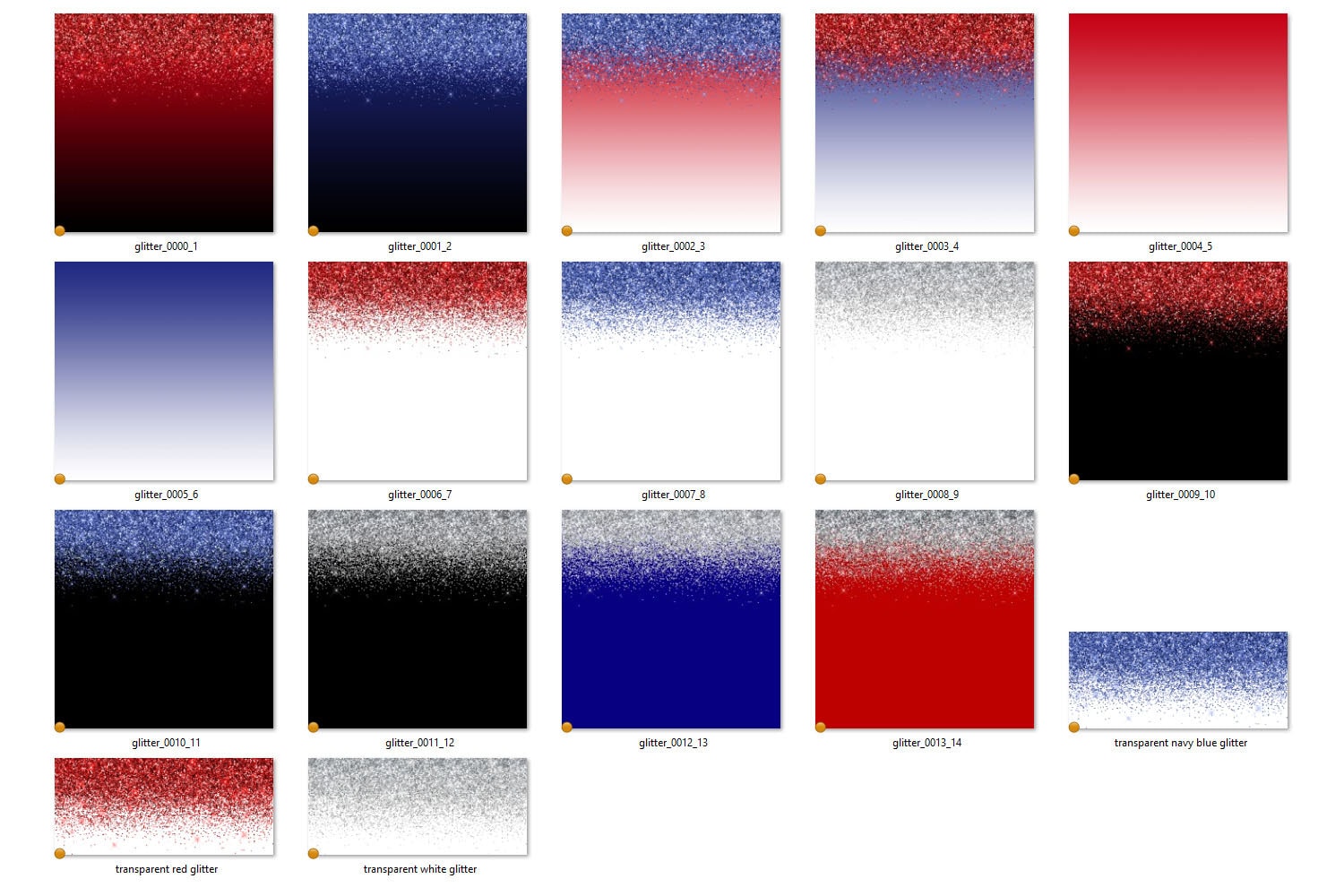 Red White Blue Glitter Backgrounds, 4th of July Overlays (digital) - Etsy