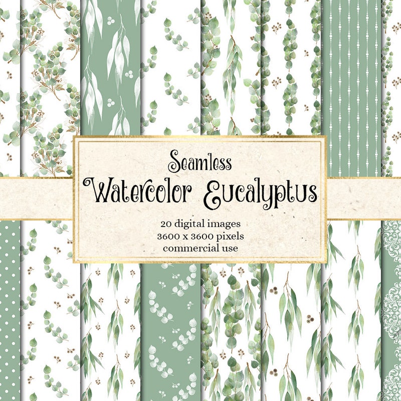 Eucalyptus Pattern - Etsy Australia