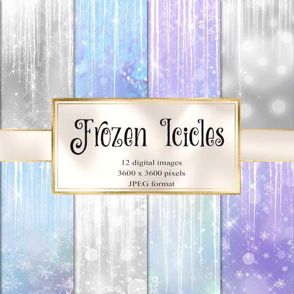 Frozen Backdrop - Etsy