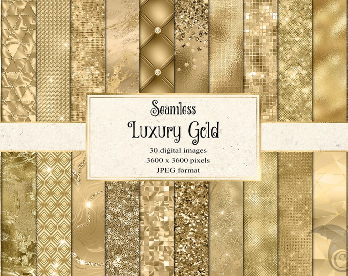 Gold Digital Paper Gold Foil Paper Backgrounds Set of 12 Jpgs of ...