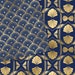 Navy and Gold Art Deco Digital Paper, Seamless Geometric Patterns ...