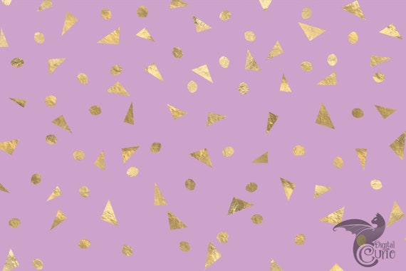 Craft Supplies & Tools confetti gold foil backgrounds printable ...