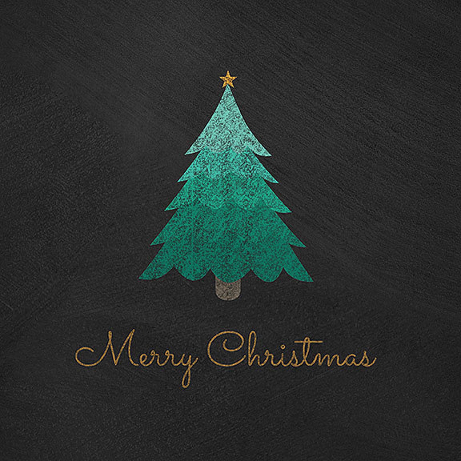 Chalkboard Christmas Trees PNG Clipart Instant Download - Etsy