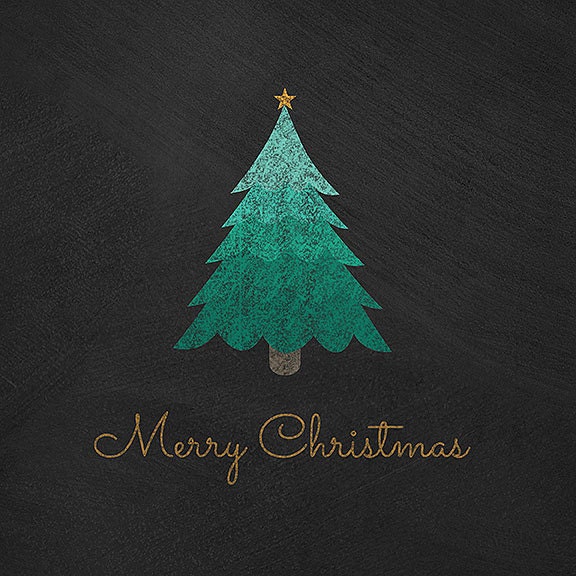 Chalkboard Christmas Trees PNG Clipart Instant Download | Etsy