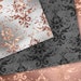 Gray and Rose Gold Damask Digital Paper - Etsy