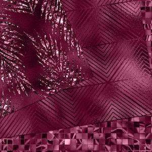 Opulent Burgundy Digital Paper, Seamless Wine Red Textures With Glitter ...
