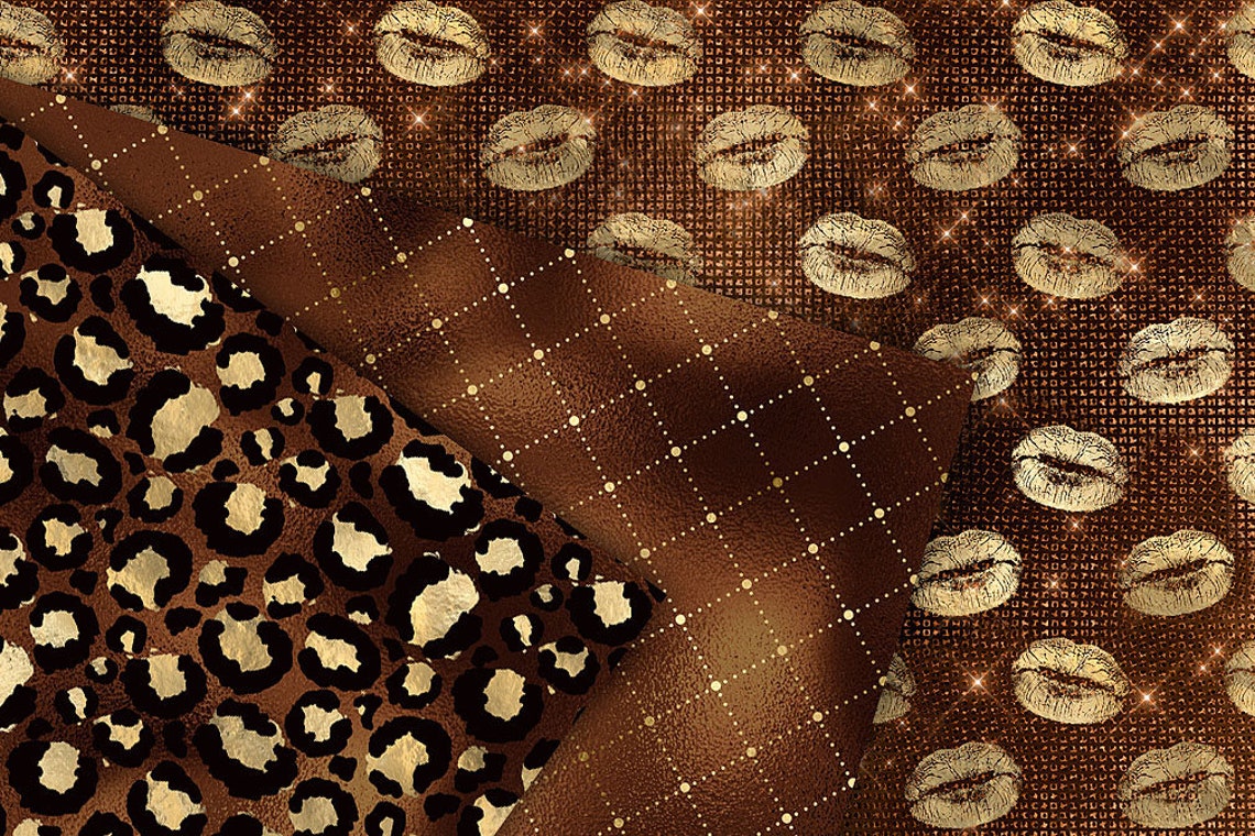 Bronze and Gold Digital Paper Seamless Gold and Bronze - Etsy