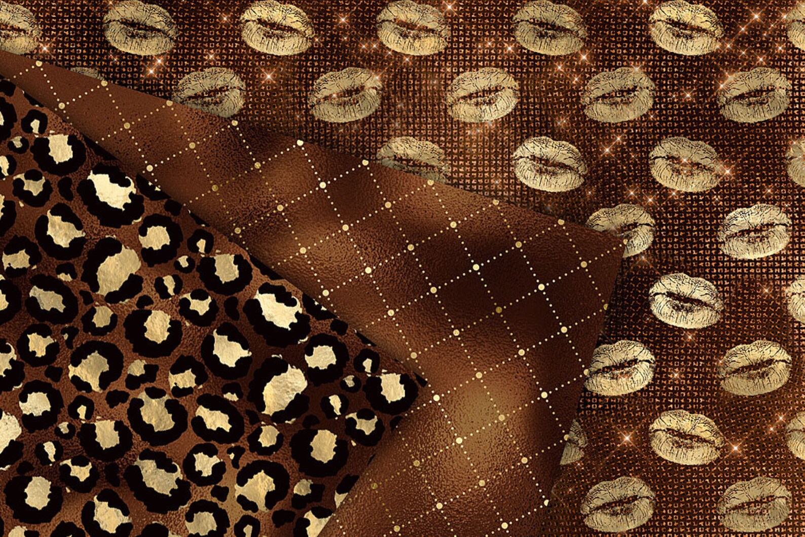 Bronze and Gold Digital Paper Seamless Gold and Bronze - Etsy