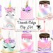 Unicorn Cakes Clipart Magical Rainbow Pastel and Gold Foil | Etsy