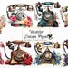 Watercolor Antique Telephones Clipart – Floral Shabby Phone PNG ...
