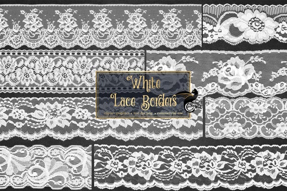 White Lace Border Texture