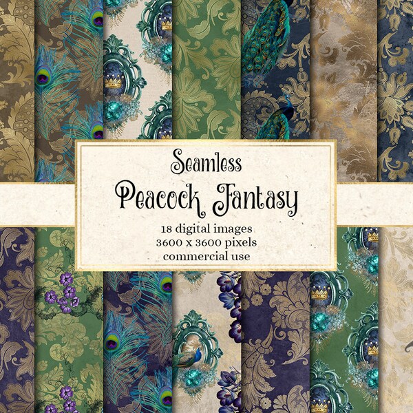 Peacock Patterns - Etsy