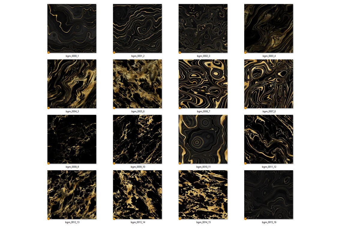Black and Gold Marble Digital Paper Black Marble Marble - Etsy