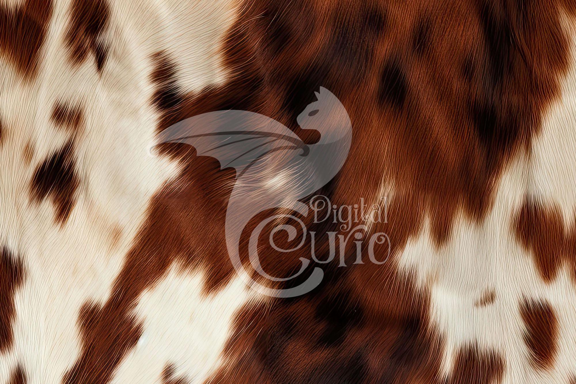Cowhide Textures Digital Paper, Seamless Western Backgrounds (digital ...