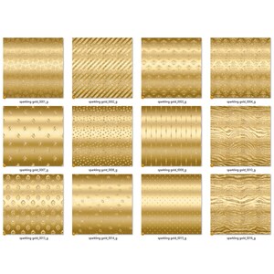 Sparkling Gold Digital Paper - Seamless Glitter Patterns With Animal ...