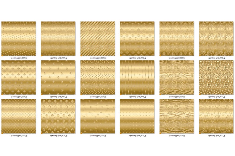 Sparkling Gold Digital Paper Seamless Glitter Patterns With | Etsy