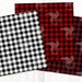 Lumberjack Plaid Digital Paper, Seamless Gingham Pattern Backgrounds ...