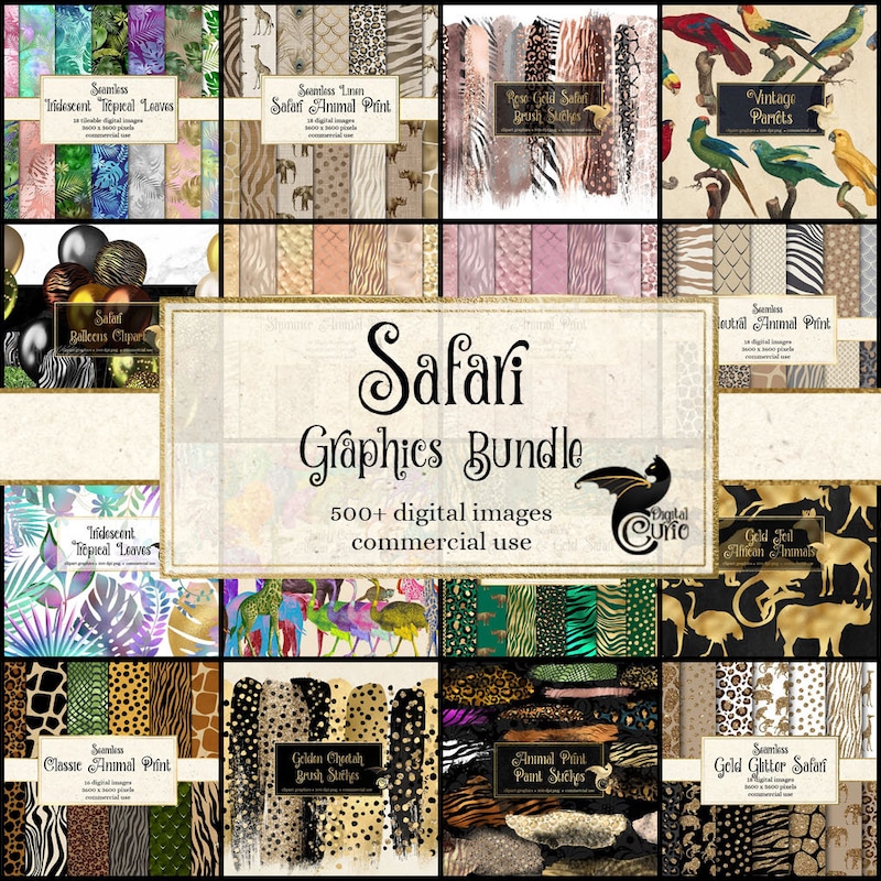 Animal Print Papers - Etsy