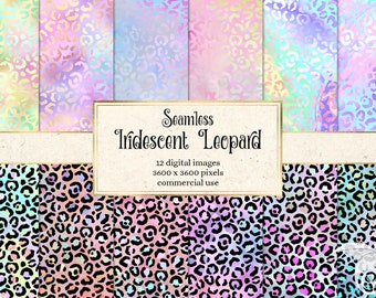 Gold Leopard Print Digital Paper Seamless Cheetah Skin | Etsy