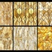 Gold Stained Glass Digital Paper, Seamless Printable Textures (digital ...
