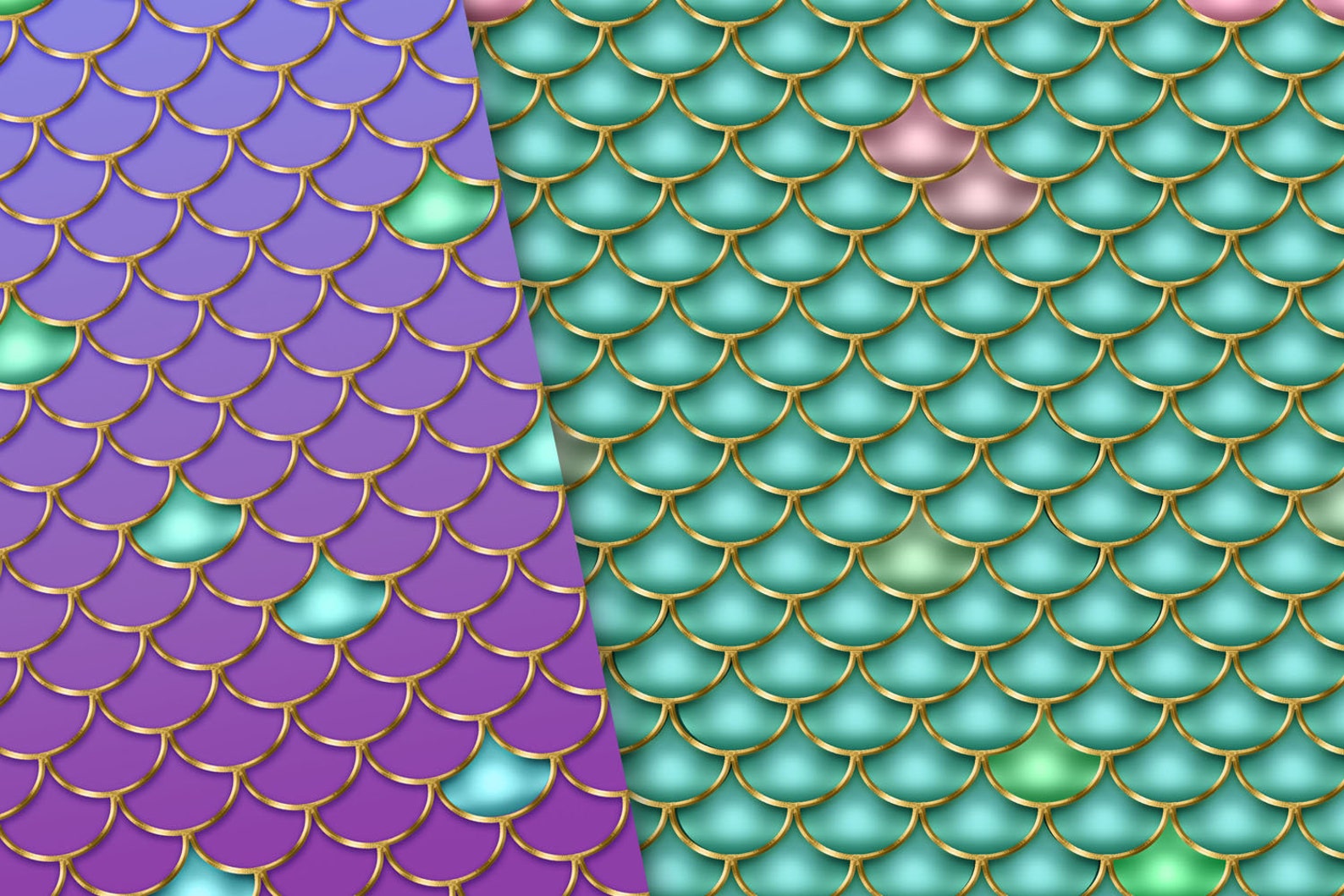 Gold Mermaid Scales Digital Paper Princess Mermaid - Etsy