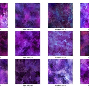 Purple Opal Digital Paper, Jewel Texture Backgrounds Printable ...