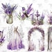 Watercolor Lavender Wedding Clipart Provence French Floral Wedding PNG ...