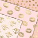 Blush and Gold Digital Paper Seamless Pink and Gold Patterns - Etsy