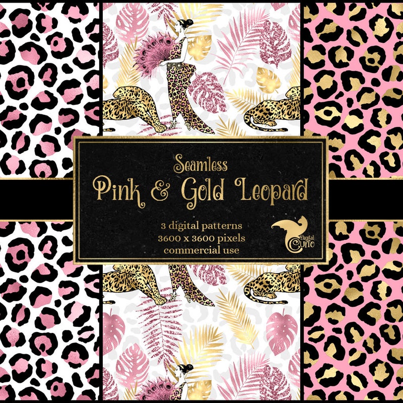 Pink Leopard Print - Etsy