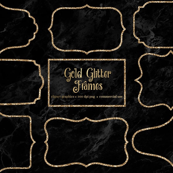 Glitter Frames - Etsy
