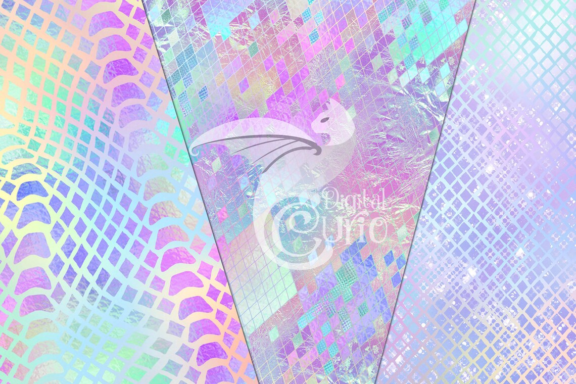 Iridescent Snake Skin Digital Paper Seamless Scale Pattern - Etsy
