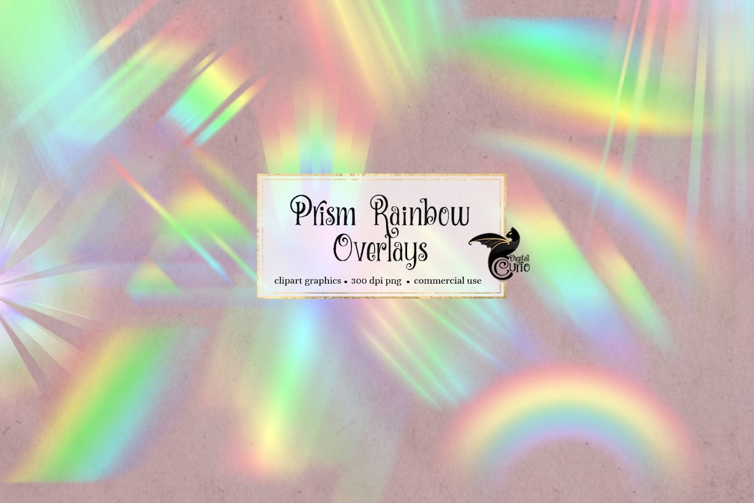 Prism Rainbow Overlays - Light Effects in Png Format for Photography ...