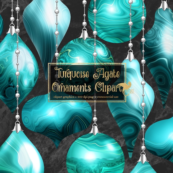 Turquoise Ornaments - Etsy