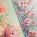 Antique Pink Floral Journal Paper Notebook Digital Paper - Etsy
