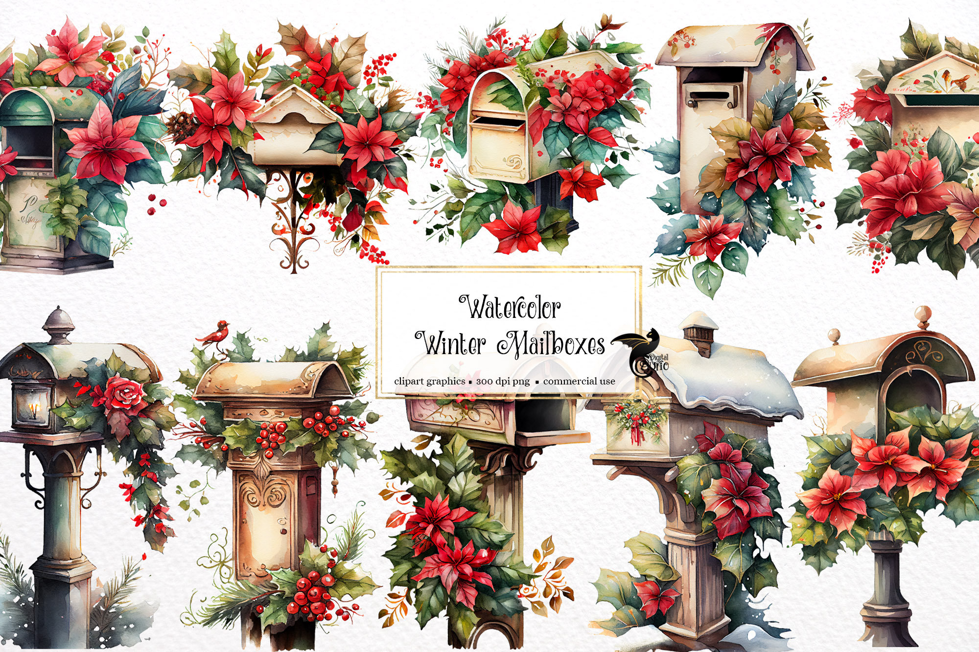Mailbox Clipart For Christmas