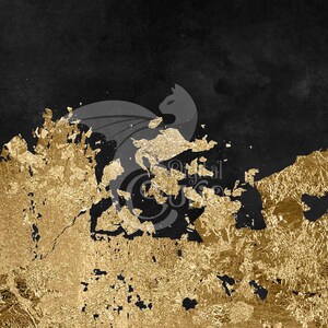 Black and Gold Foil Flake Textures - Printable Foil Backgrounds and ...