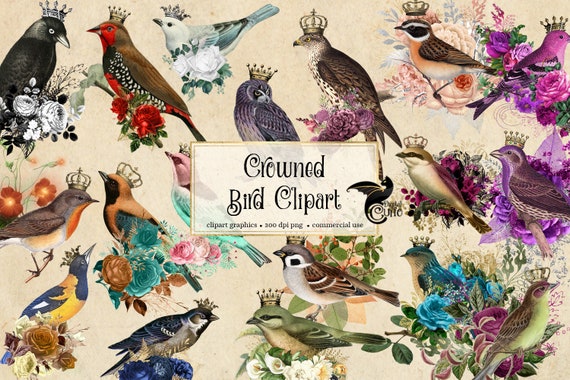 Vintage Bird Clip Art