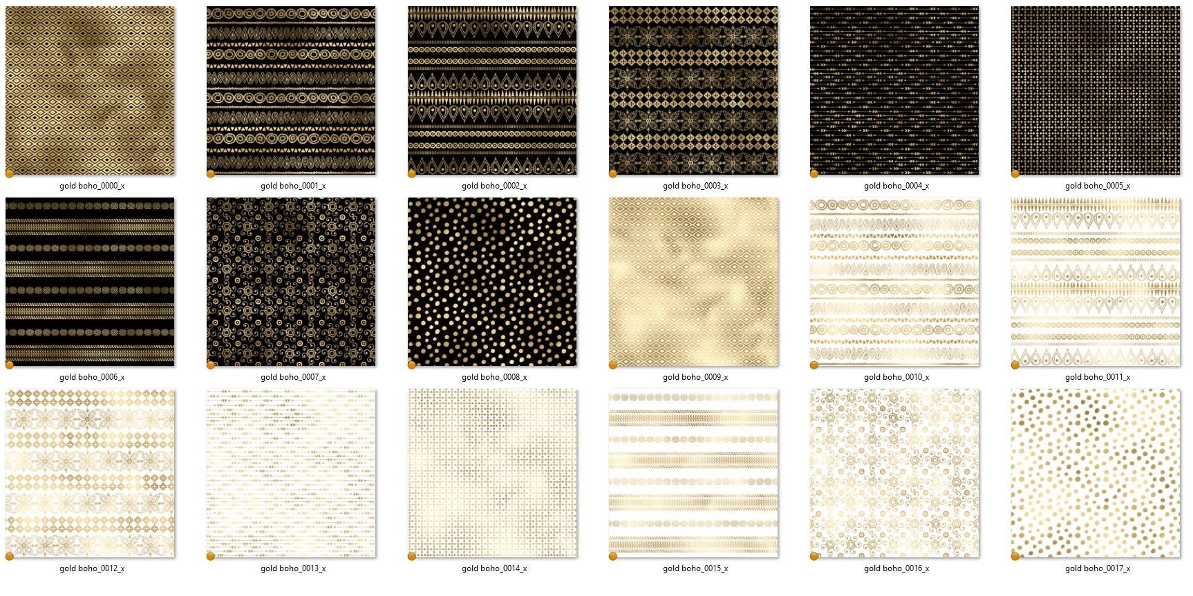Bohemian Gold Digital Paper Seamless Gold Textures Gold Boho - Etsy