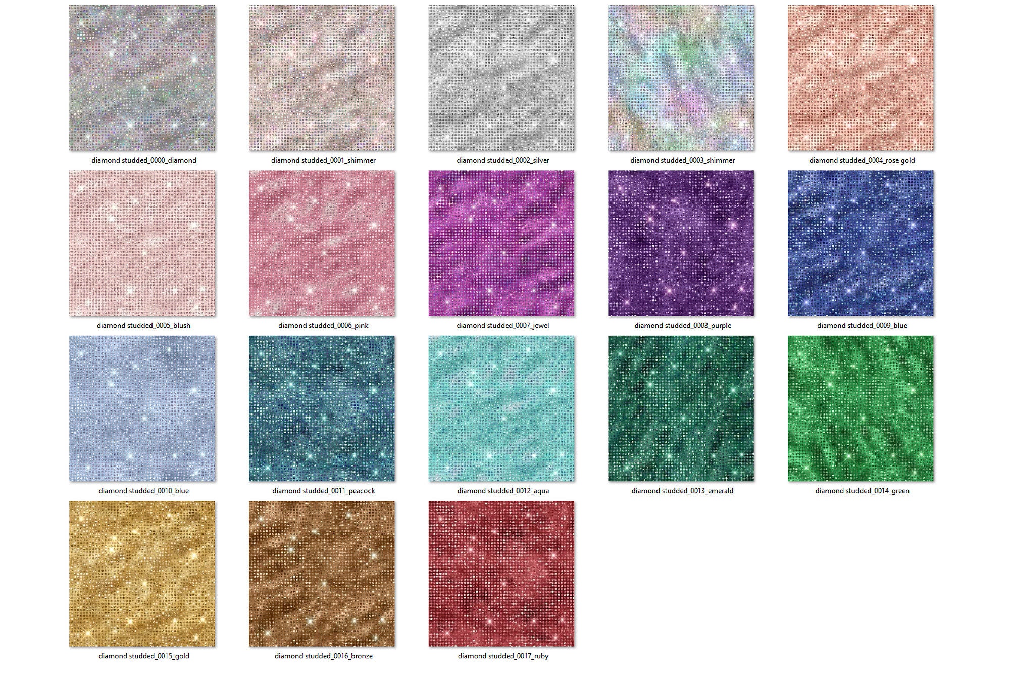 Diamond Sequin Digital Paper, Glam Glitter Textures (digital Download ...