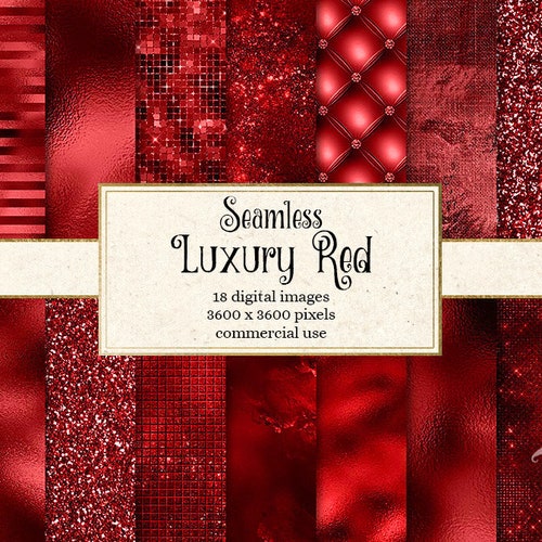 Luxury Burgundy Textures Digital Paper Seamless Metallic - Etsy