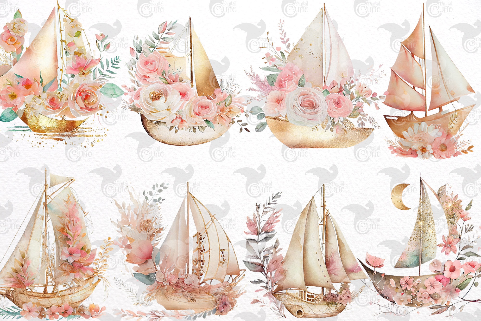 Cute Sailboat Graphic