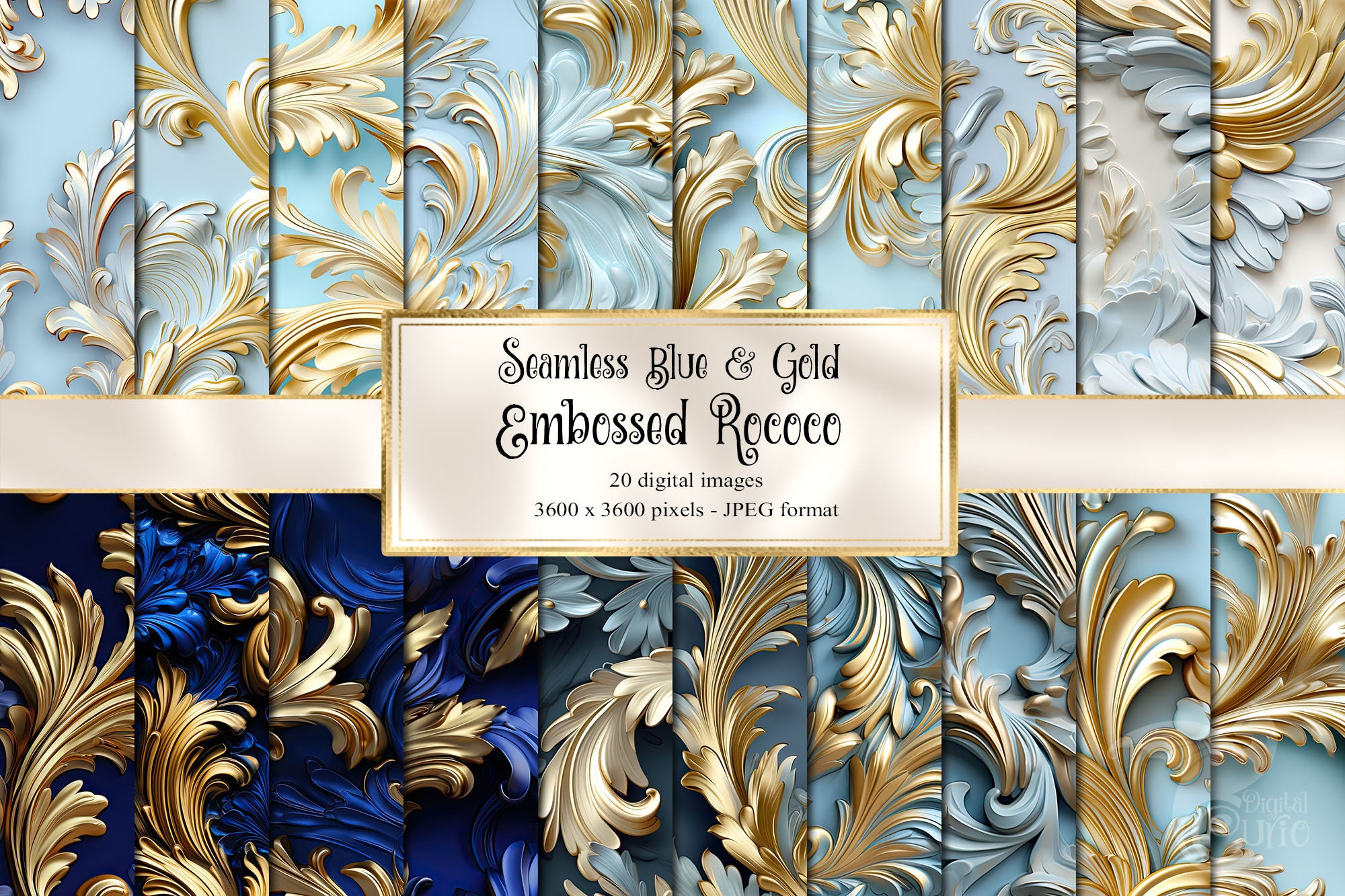 Rococo Wallpaper Seamless