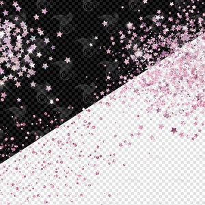 Pink Glitter Clipart Overlays - Digital Instant Download Glitter Clip ...
