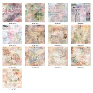 Antique Text Digital Paper - Paper Vintage Textures With Ephemera, Old ...