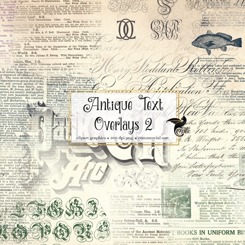 Scrapbook Overlays - Etsy