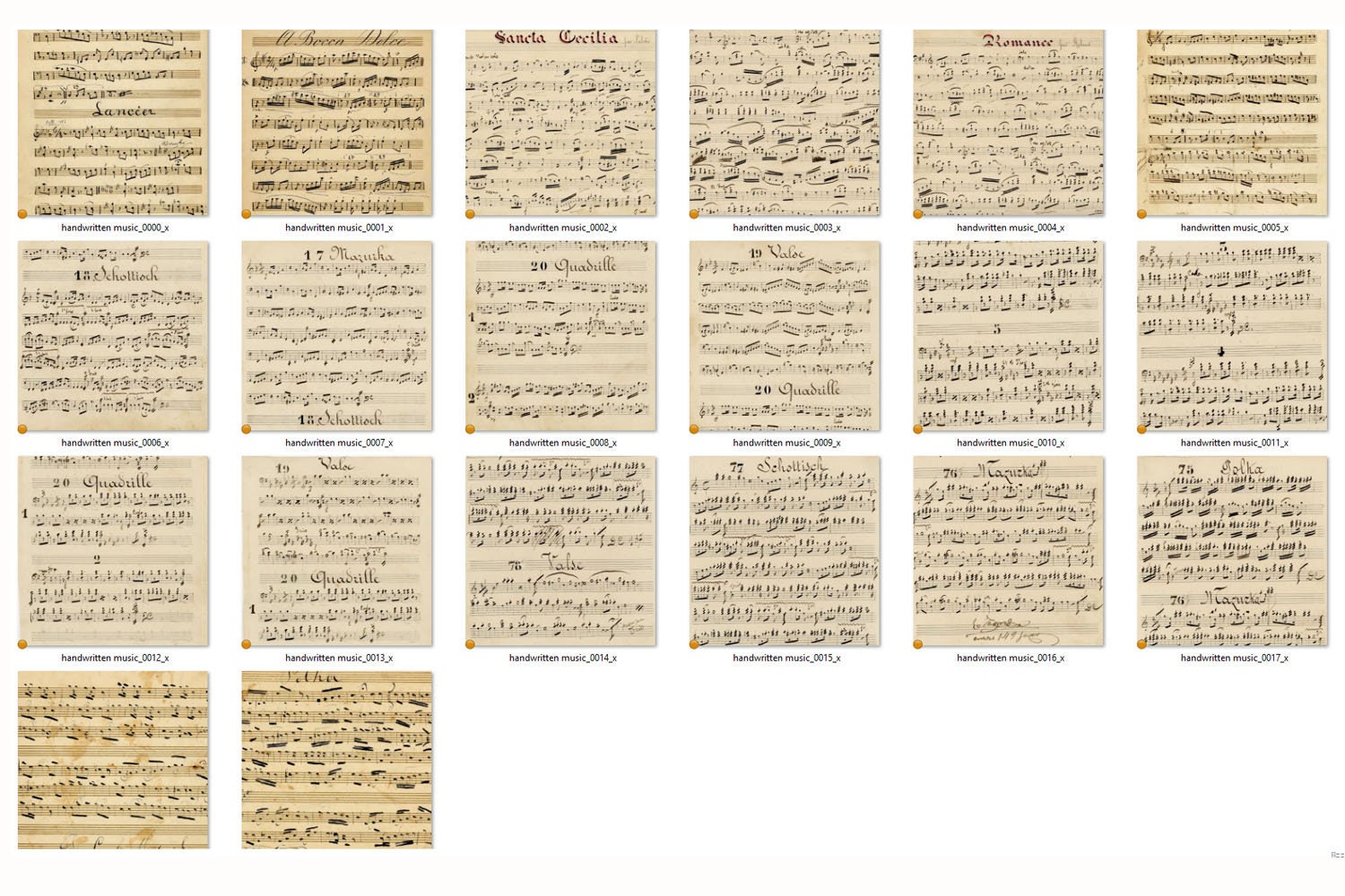 Handwritten Music Sheet Digital Paper, Vintage Scrapbook (digital ...
