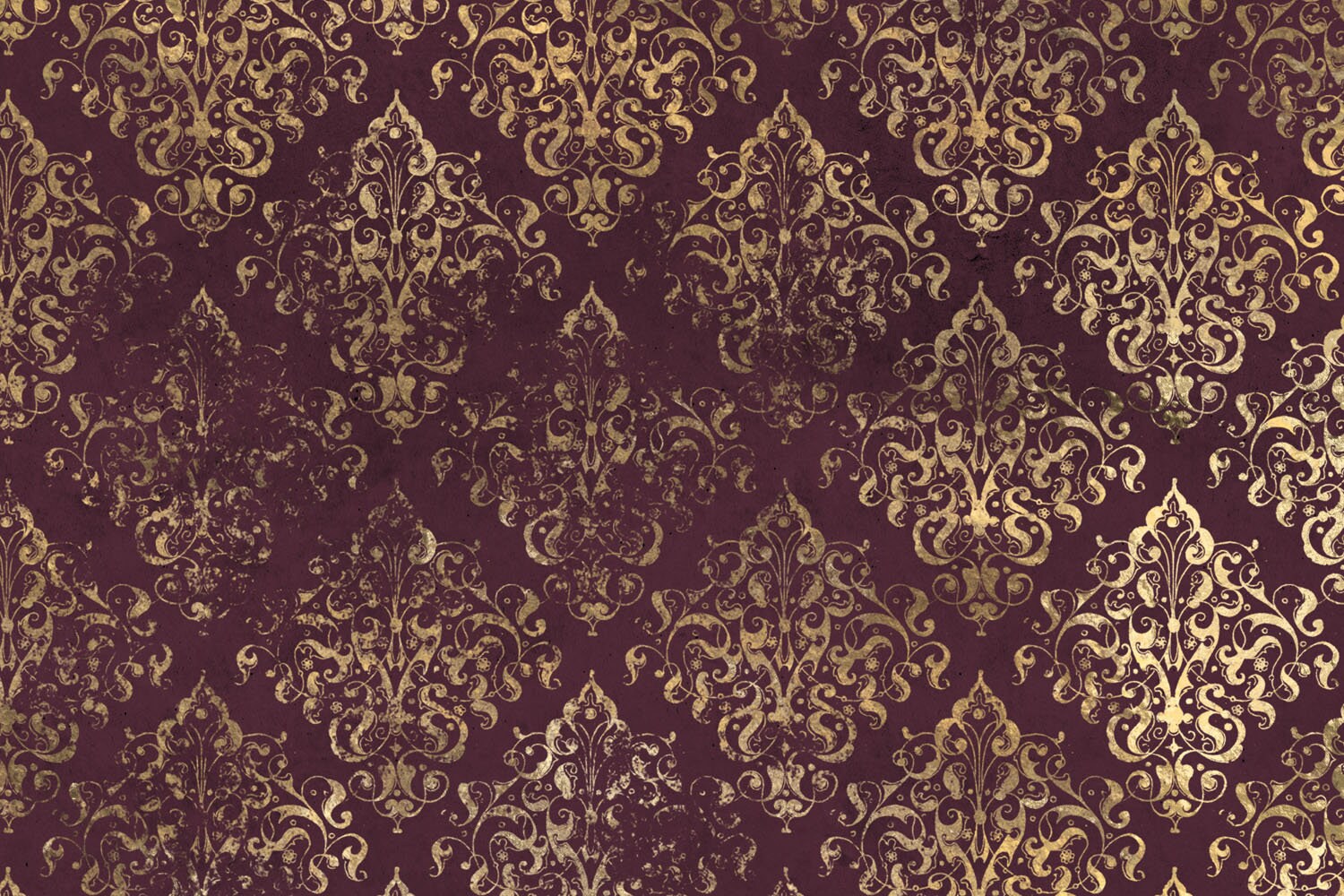 Distressed Gold Damask Digital Paper Grunge Texture Seamless - Etsy