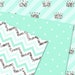 Aqua and Silver Glitter Digital Paper, Seamless Pastel Mint Green Baby ...
